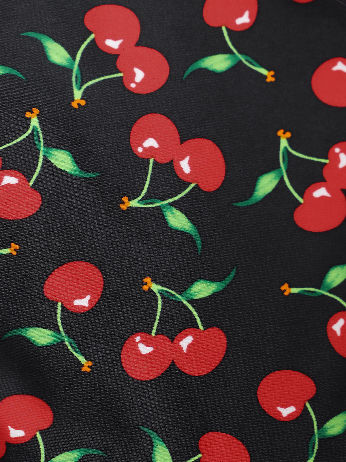 Reversible Cherry Tie Bikini Bottom & Reviews - Black - Sustainable ...