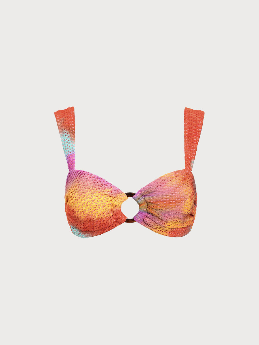 Orange Crochet O-Ring Bikini Top & Reviews - Orange - Sustainable ...